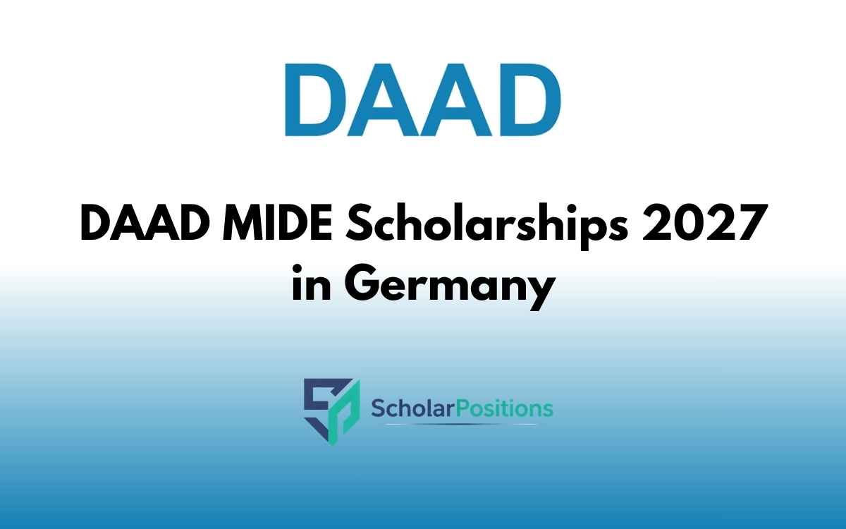 DAAD MIDE Scholarship 2027 in Germany | ScholarPositions