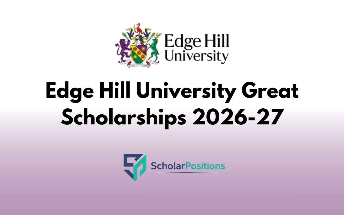 Edge Hill University Great Scholarships 2026-27